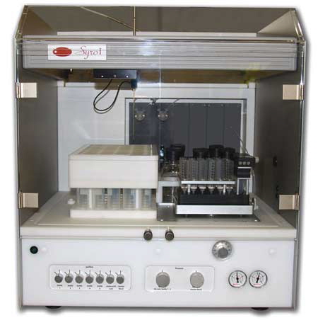 Syro Peptid Synthesizer unterr Inertgas